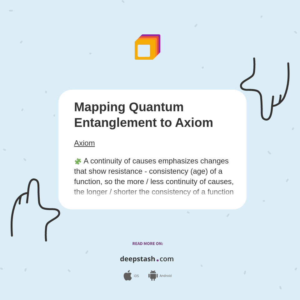 Mapping Quantum Entanglement to Axiom - Deepstash