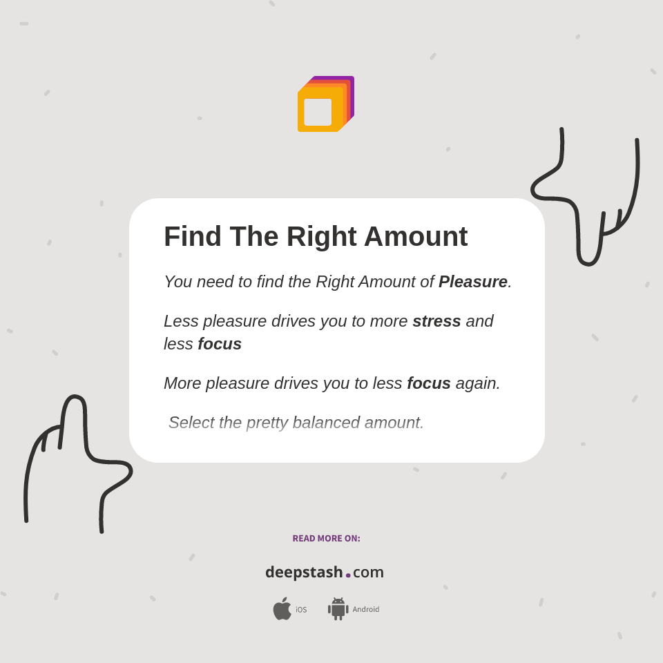 Find The Right Amount - Deepstash