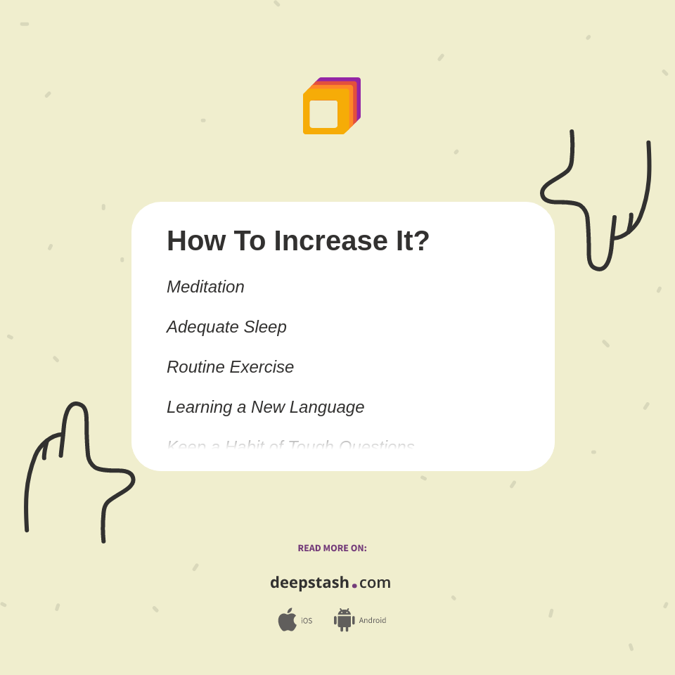 How To Increase It? - Deepstash