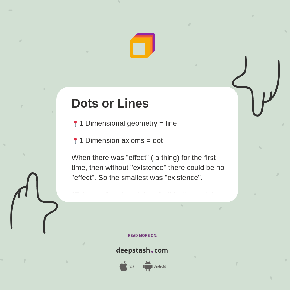 Dots or Lines - Deepstash