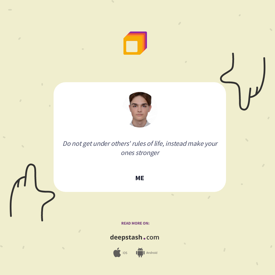 Quote by ME - Deepstash