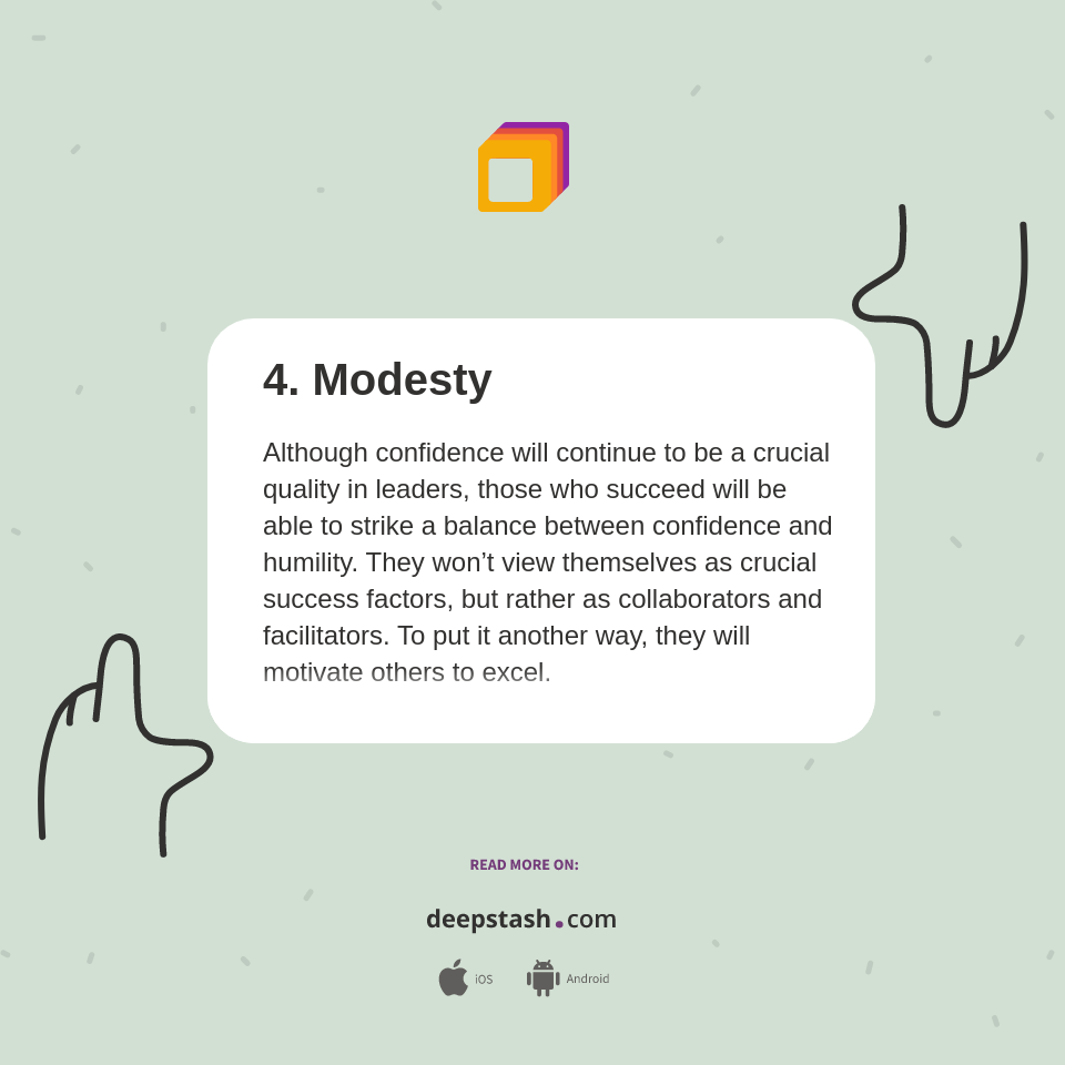 4. Modesty - Deepstash