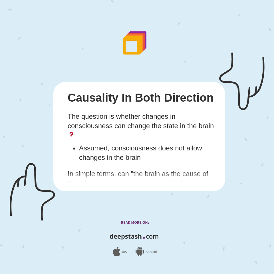 Causality In Both Direction - Deepstash