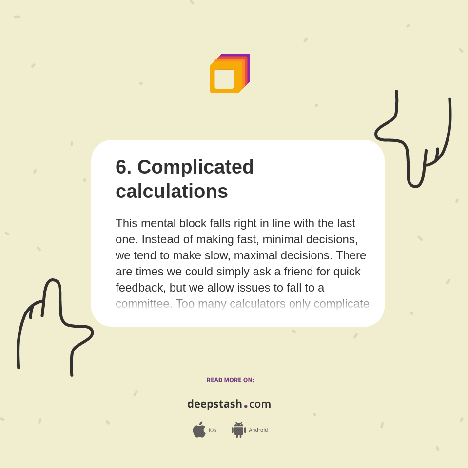 6. Complicated calculations - Deepstash
