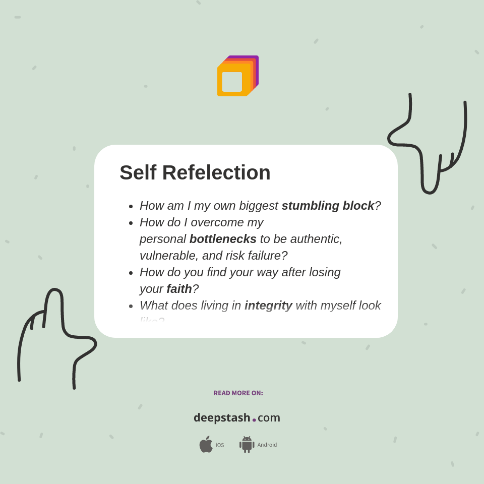 Self Refelection - Deepstash