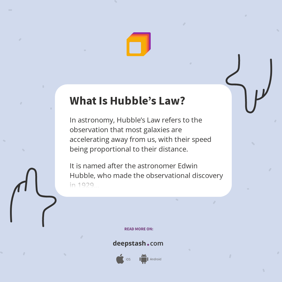 What Is Hubble’s Law? - Deepstash