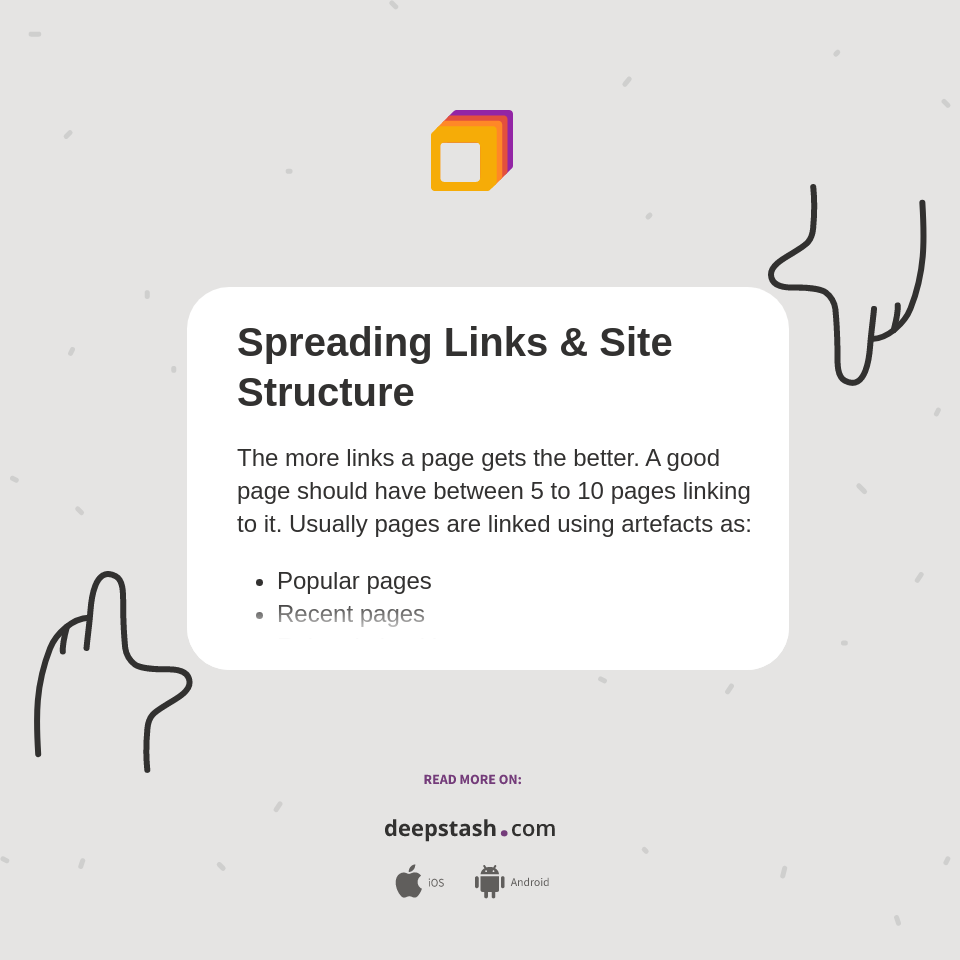Spreading Links & Site Structure - Deepstash