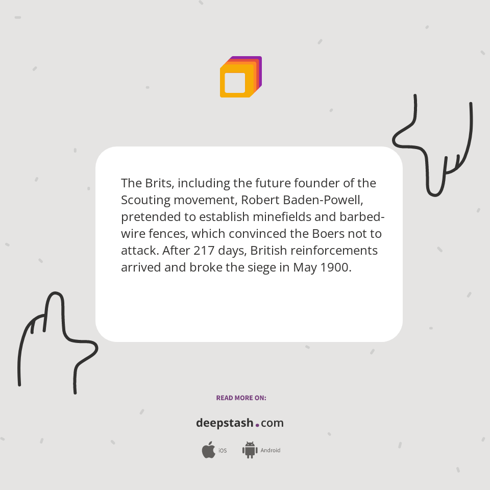 The Brits, including the future founder of the Scouting... - Deepstash