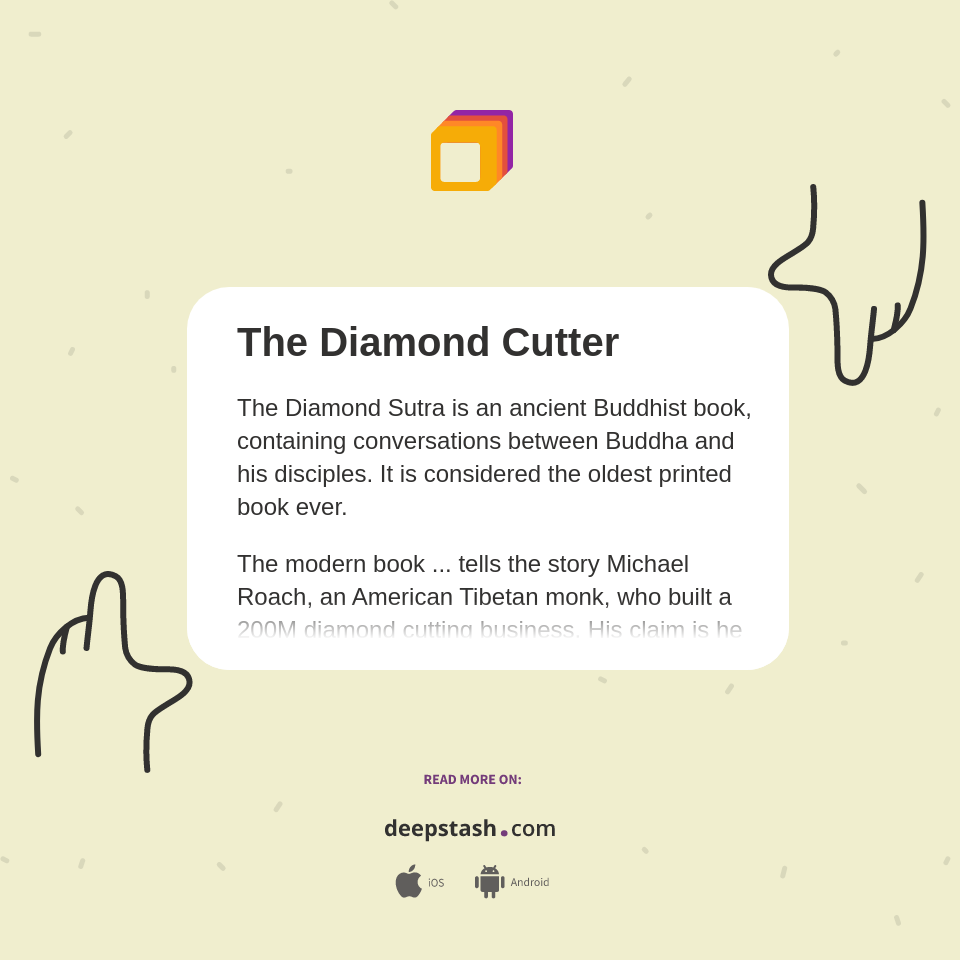 The Diamond Cutter - Deepstash