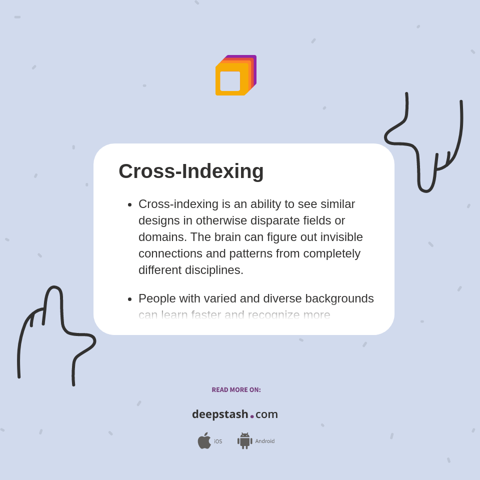 Cross-Indexing - Deepstash