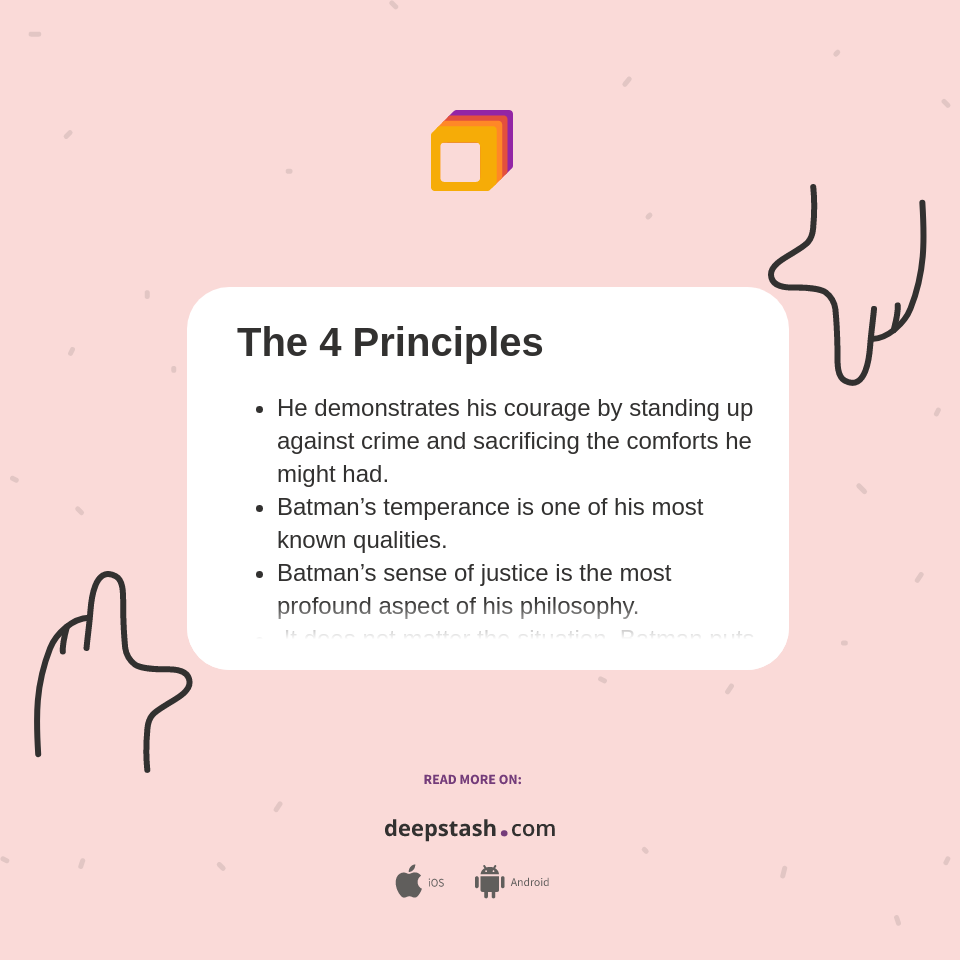 The 4 Principles - Deepstash