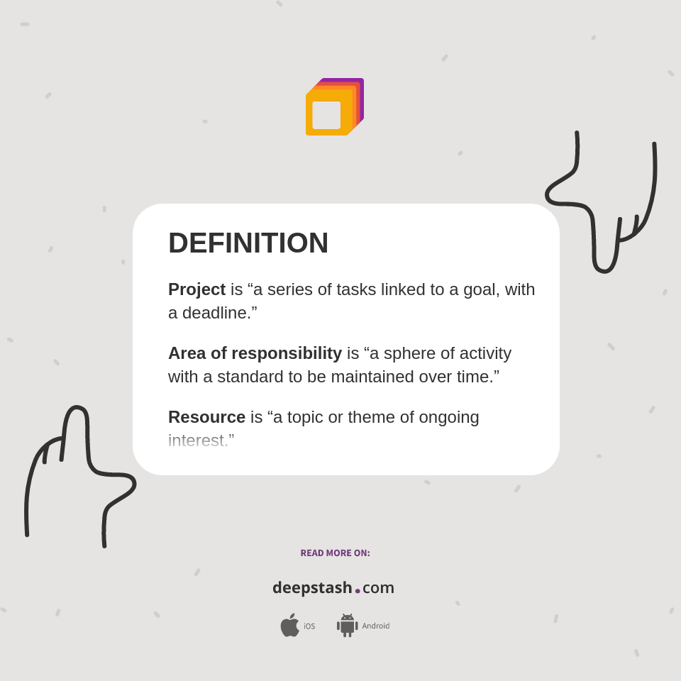 DEFINITION - Deepstash