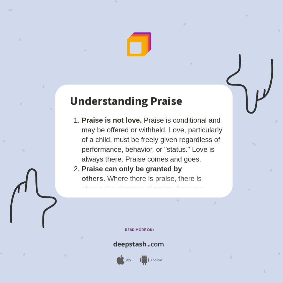 Understanding Praise - Deepstash
