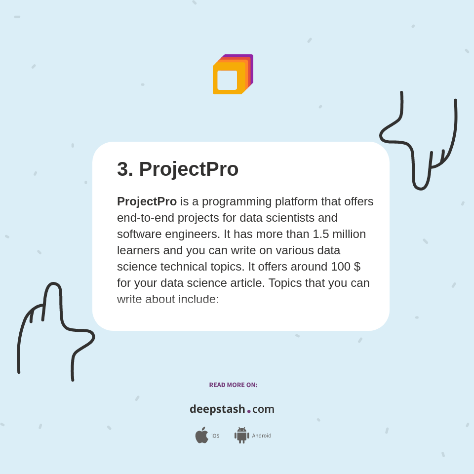3. ProjectPro - Deepstash