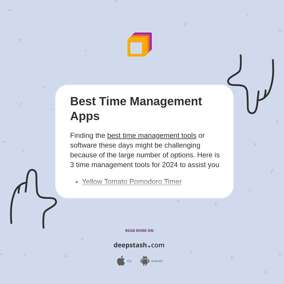 Best Time Management Apps - Deepstash