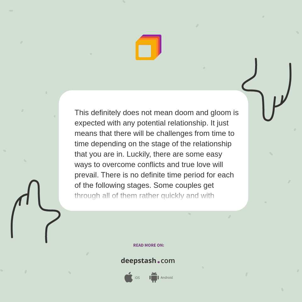 This definitely does not mean doom and gloom is... - Deepstash