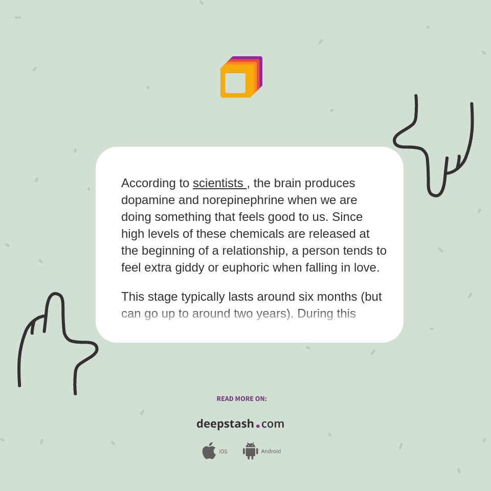 According to scientists , the brain produces... - Deepstash