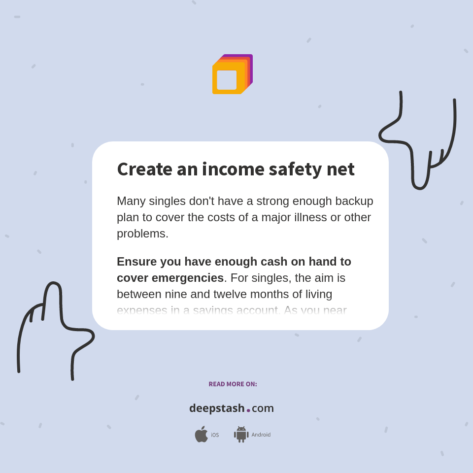 Create an income safety net - Deepstash