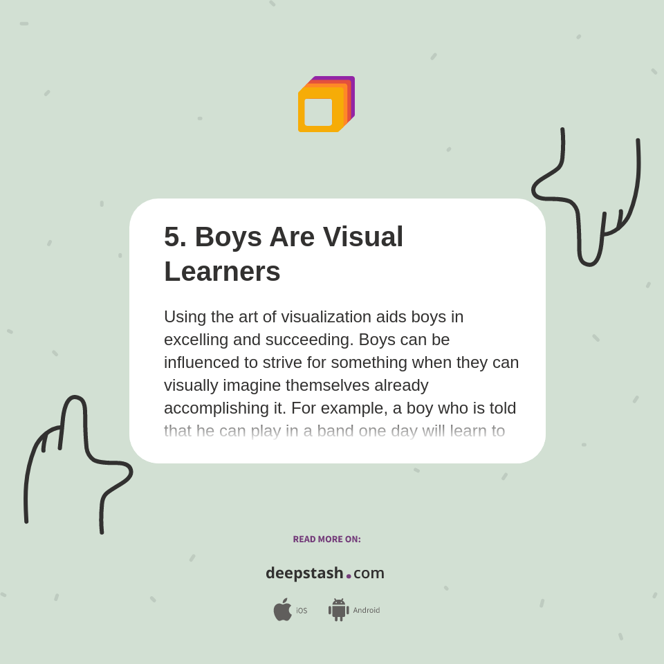 5. Boys Are Visual Learners - Deepstash