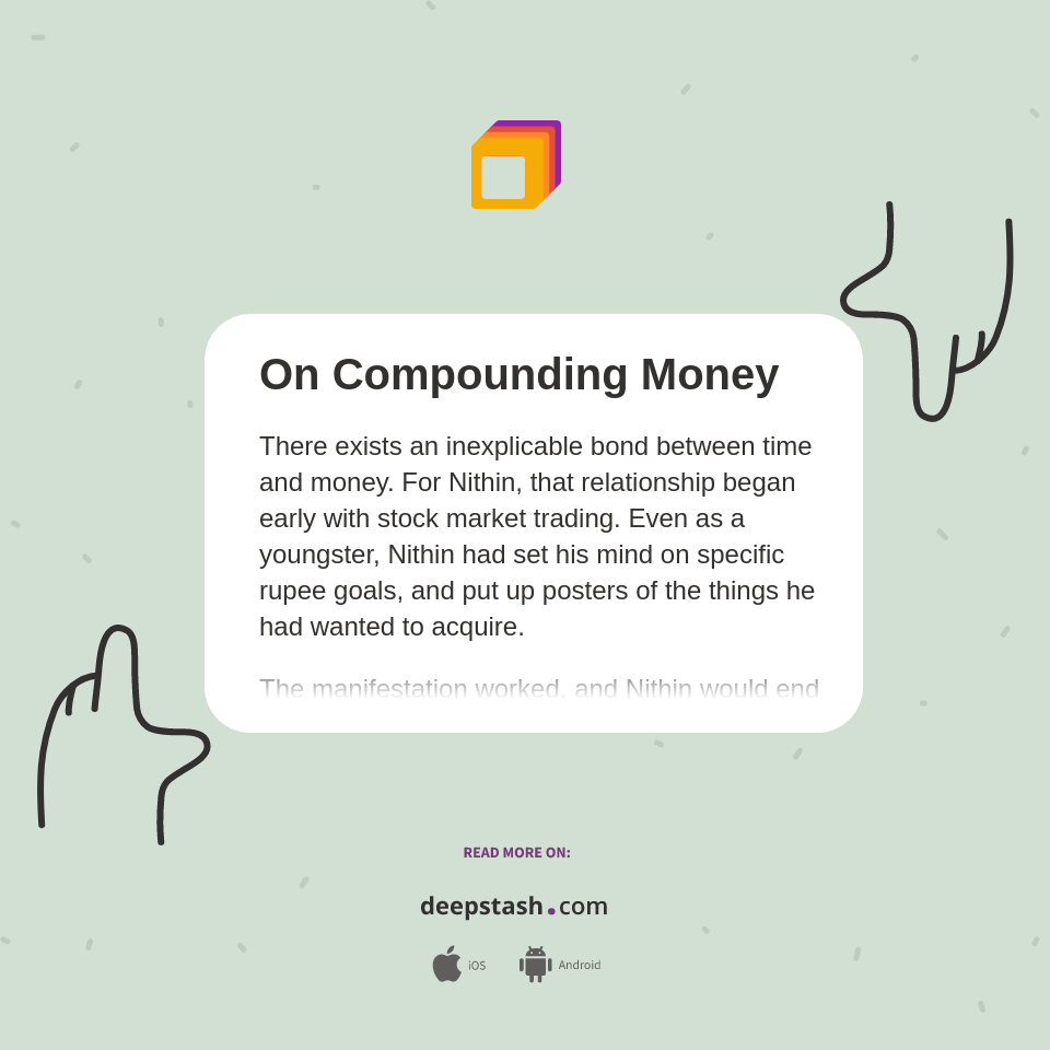 On Compounding Money - Deepstash