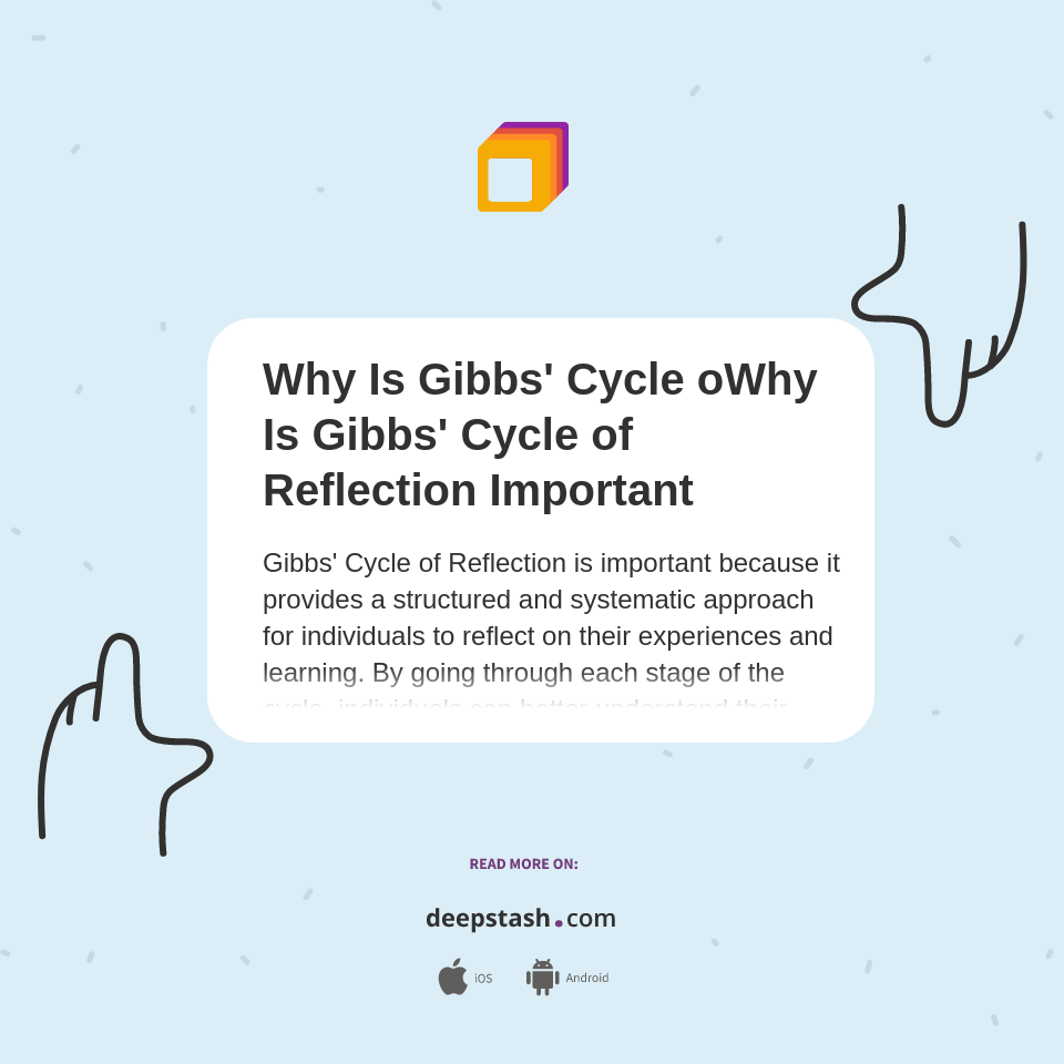 Why Is Gibbs' Cycle oWhy Is Gibbs' Cycle of Reflection Important ...