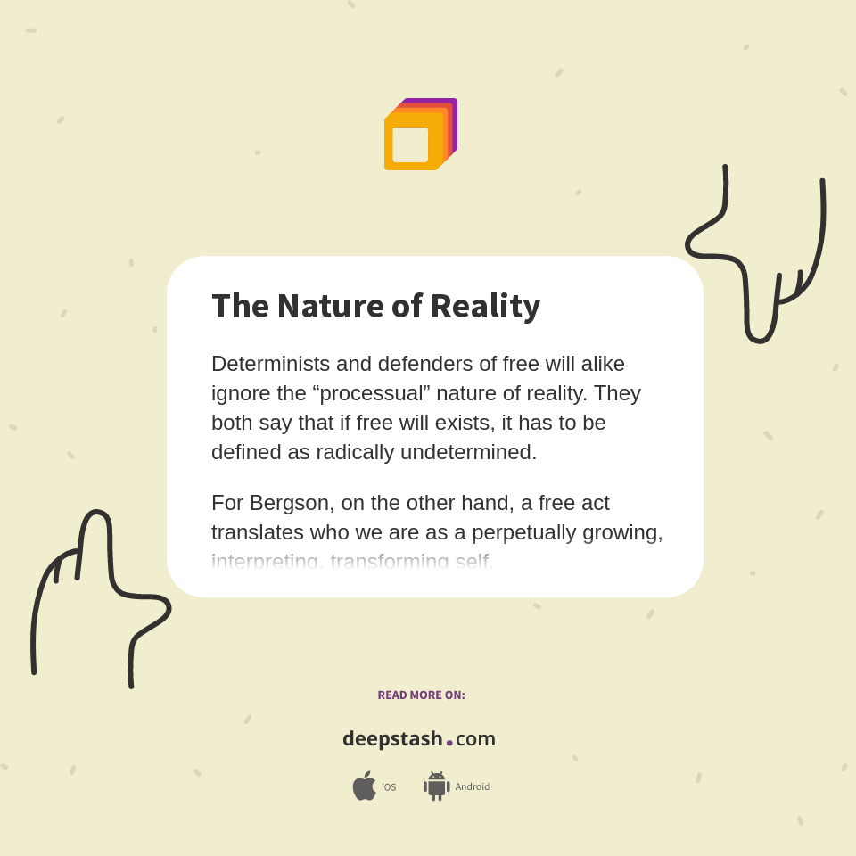 The Nature of Reality - Deepstash