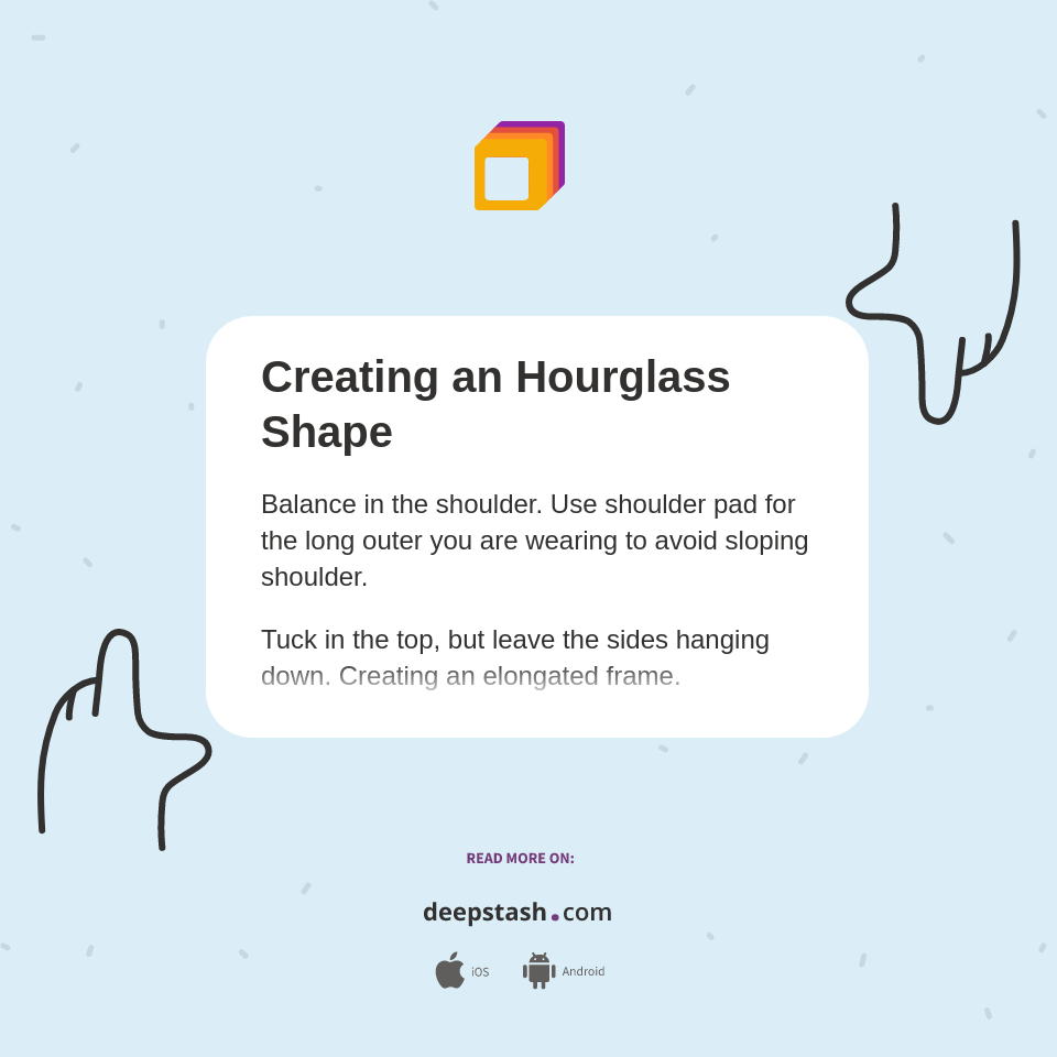 Creating an Hourglass Shape - Deepstash