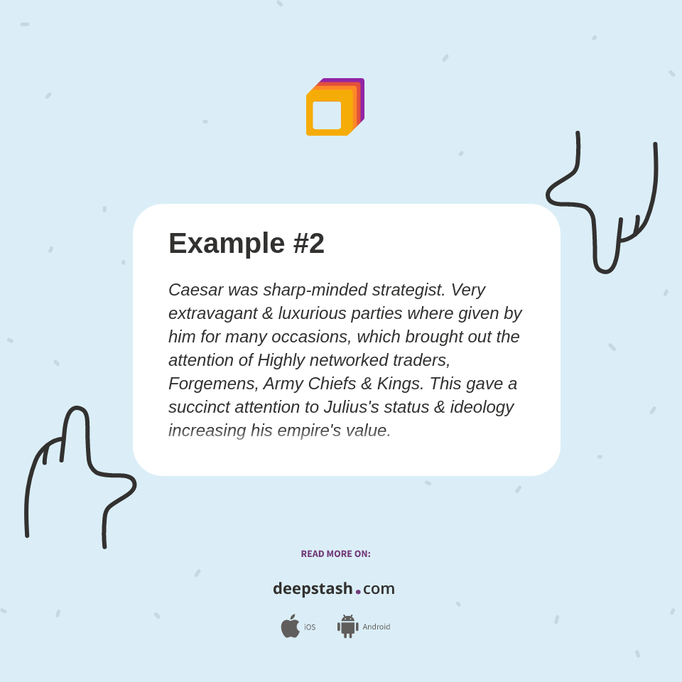 Example #2 - Deepstash