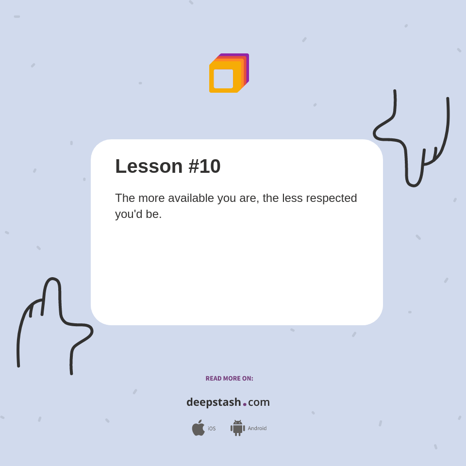 Lesson #10 - Deepstash