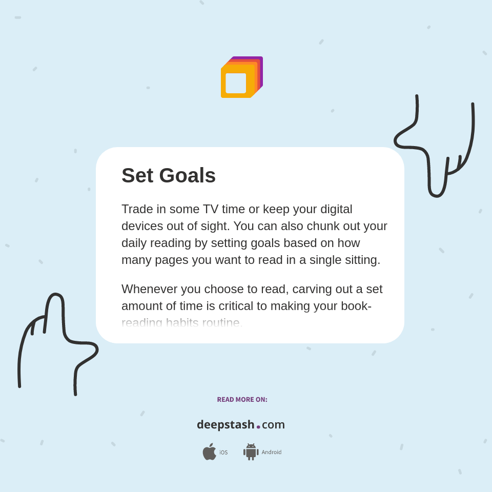 Set Goals - Deepstash