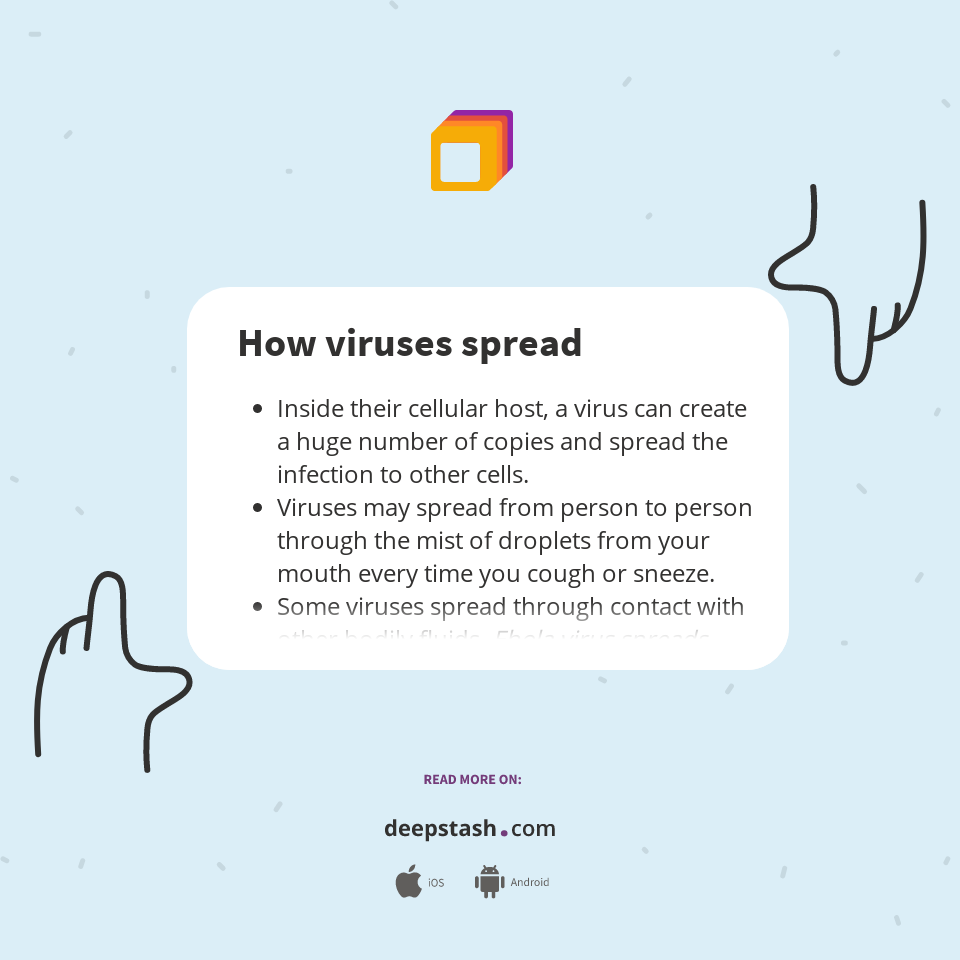 How viruses spread - Deepstash