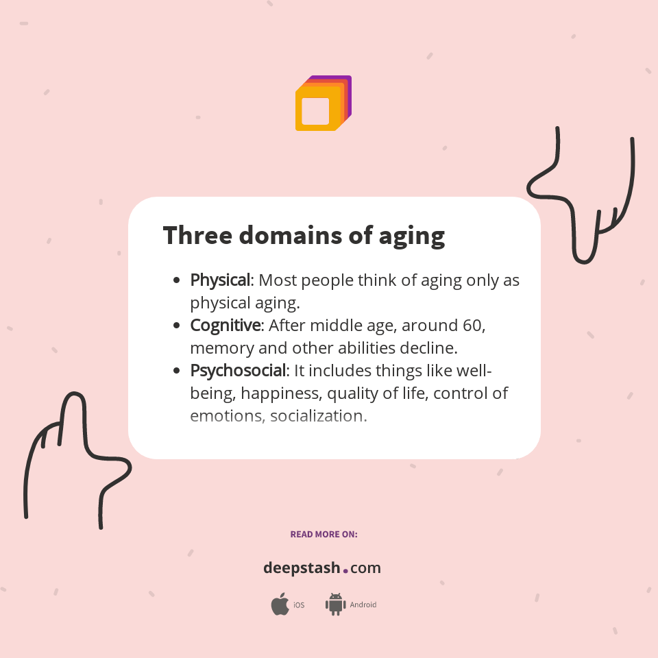 Three domains of aging - Deepstash