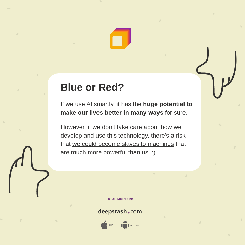 Blue or Red? - Deepstash