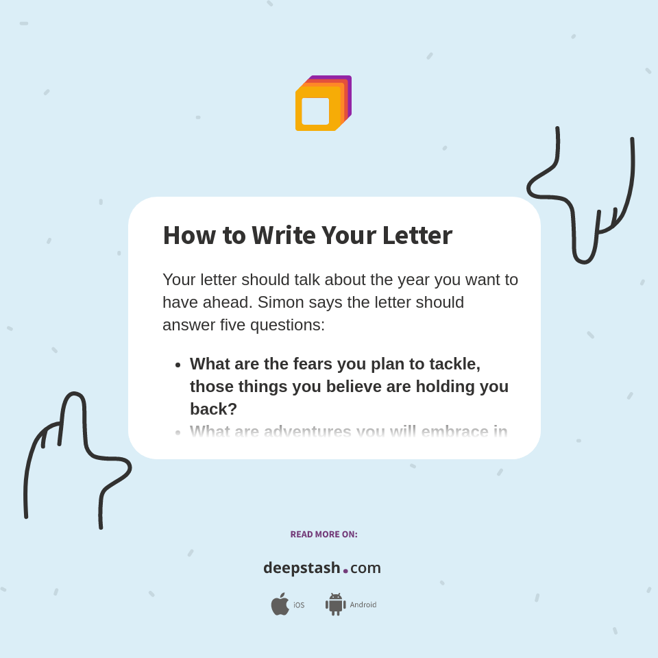 How to Write Your Letter - Deepstash