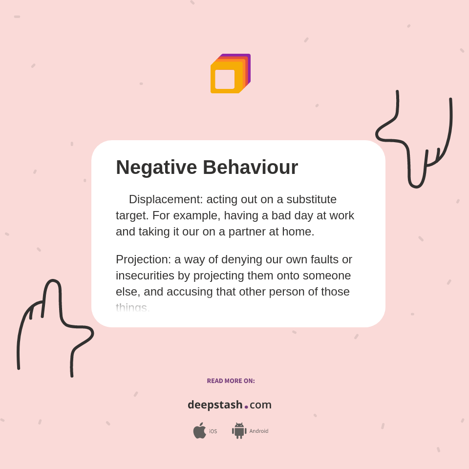Negative Behaviour - Deepstash
