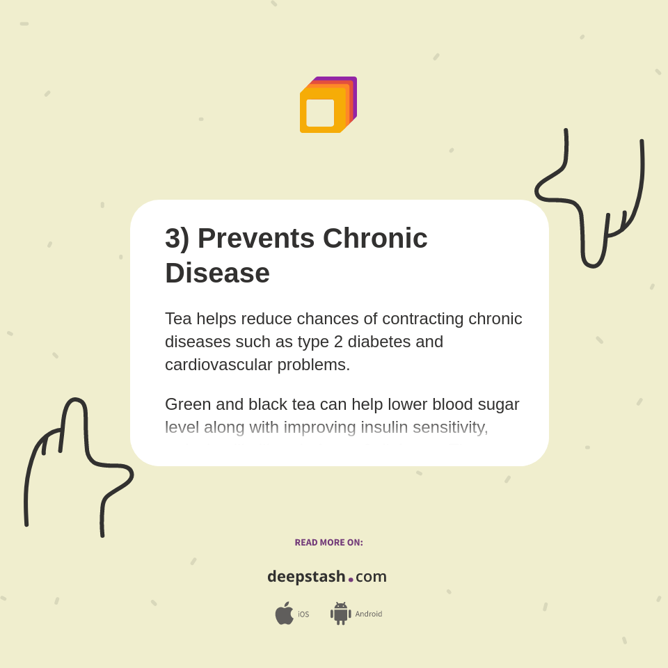 3) Prevents Chronic Disease - Deepstash