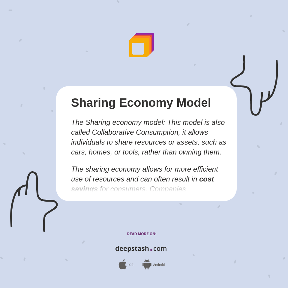 Sharing Economy Model - Deepstash