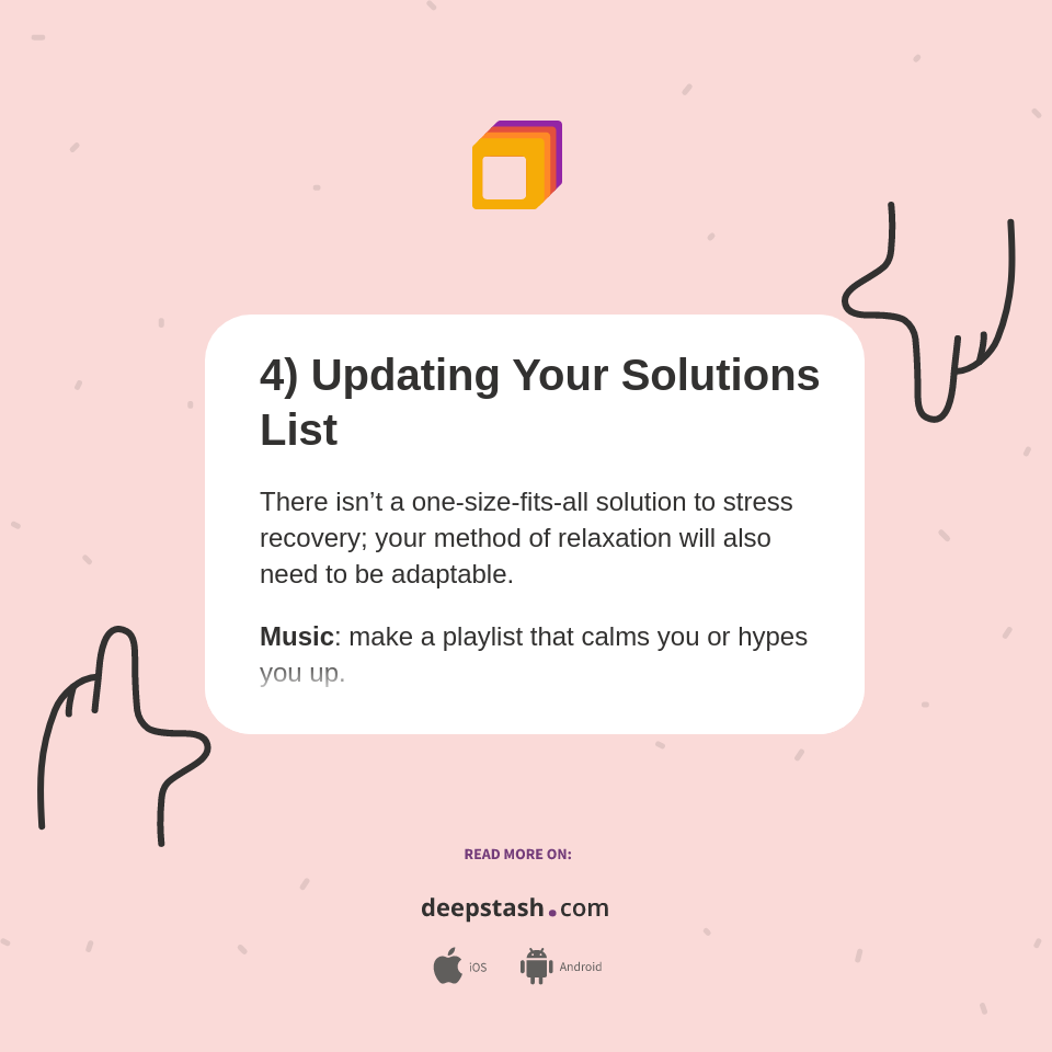 4) Updating Your Solutions List - Deepstash