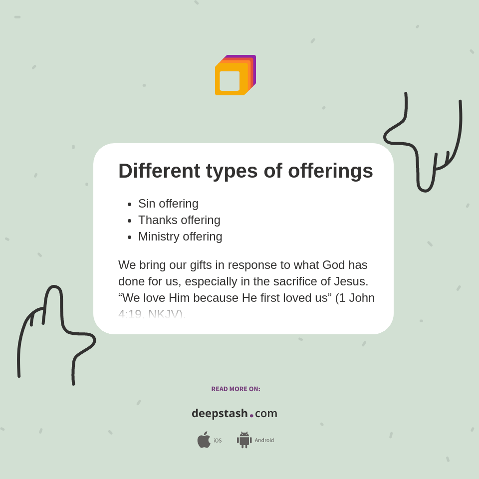 Different types of offerings - Deepstash