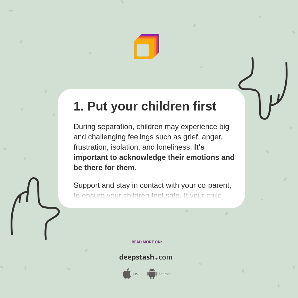1. Put your children first - Deepstash