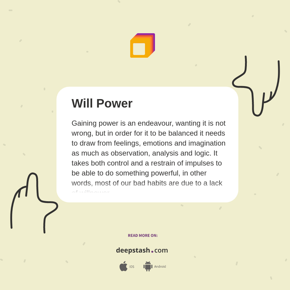 Will Power - Deepstash