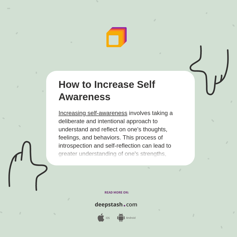 How to Increase Self Awareness - Deepstash