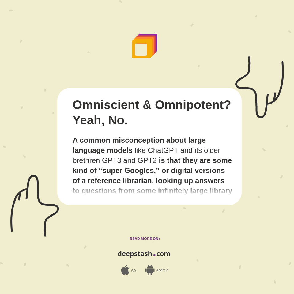 Omniscient & Omnipotent? Yeah, No. - Deepstash