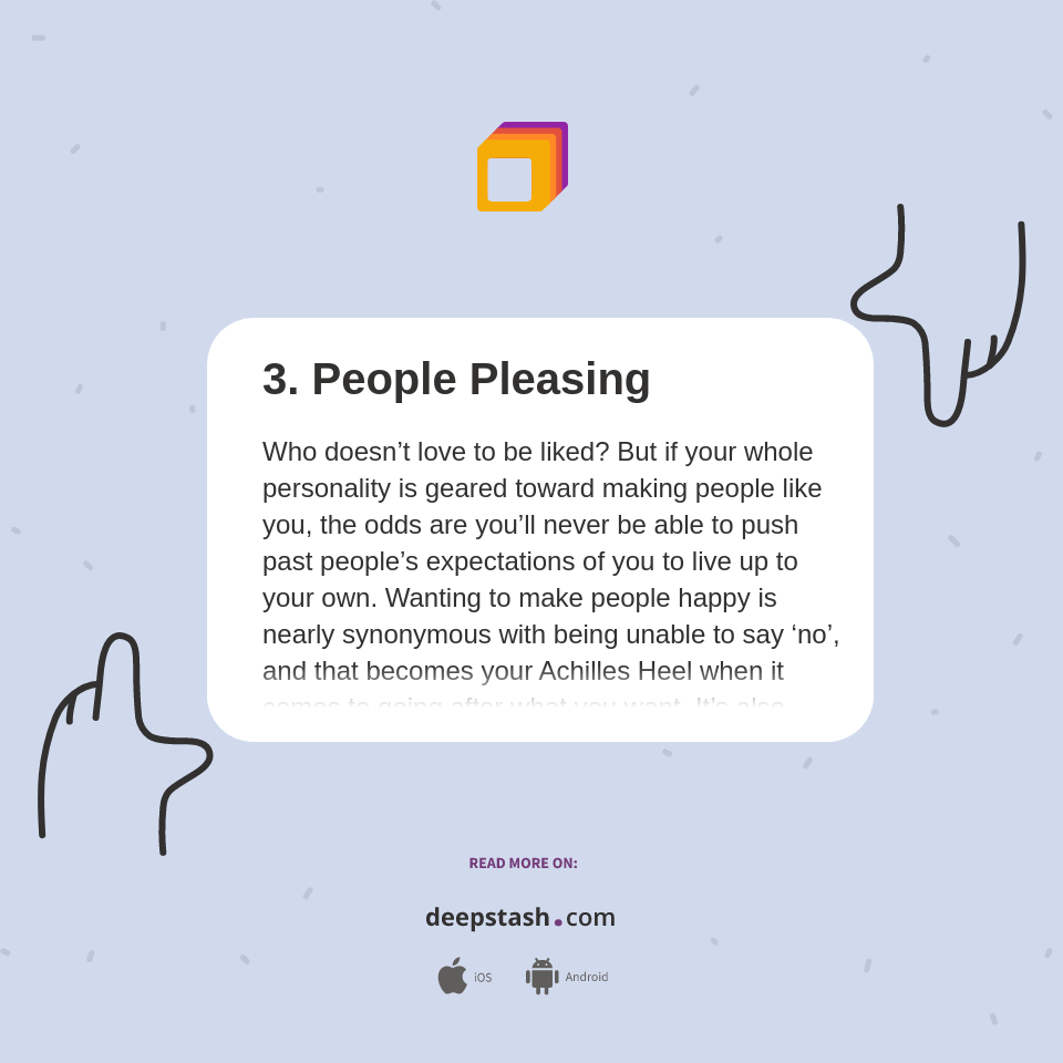3. People Pleasing - Deepstash