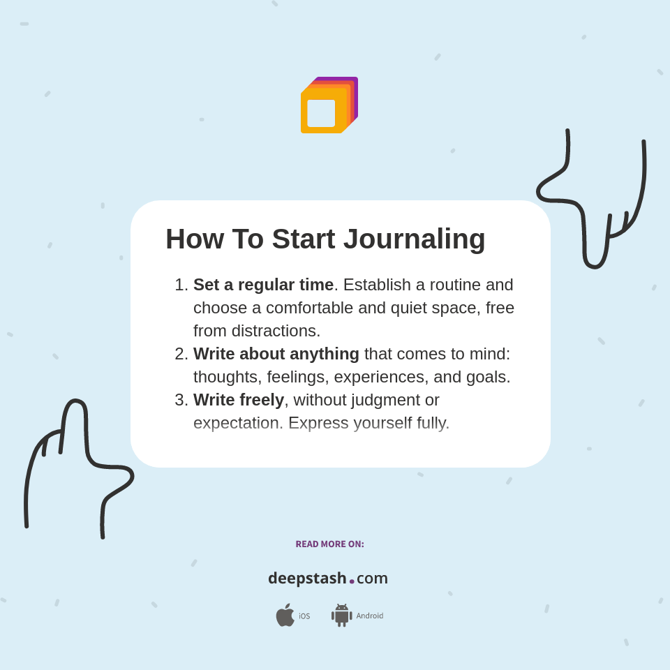 How To Start Journaling - Deepstash