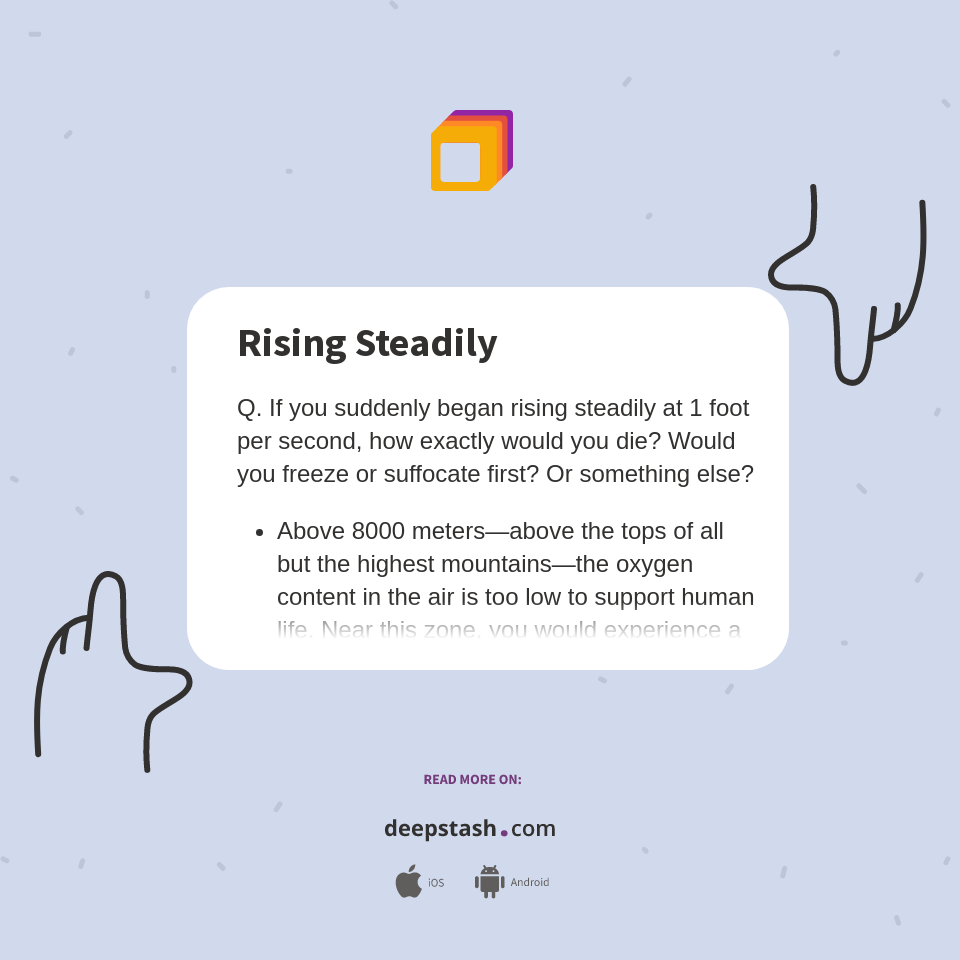 Rising Steadily - Deepstash