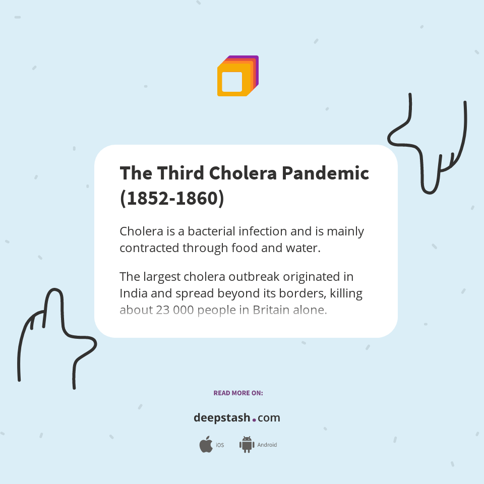 The Third Cholera Pandemic (1852-1860) - Deepstash