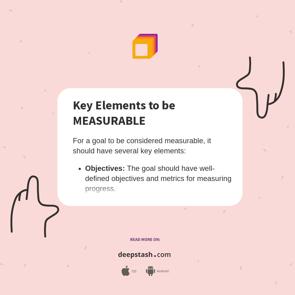 Key Elements to be MEASURABLE - Deepstash