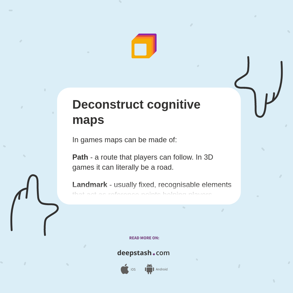 Deconstruct cognitive maps - Deepstash