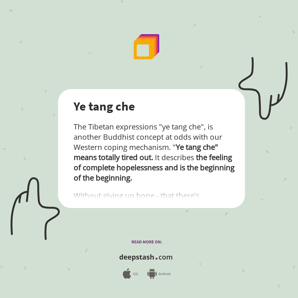 Ye tang che - Deepstash